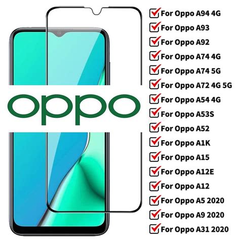 กระจกนิรภัย สําหรับ Oppo A1 3 5 7 A8 A9 A11 A12 A15 A31 A32 A33 A39 A52