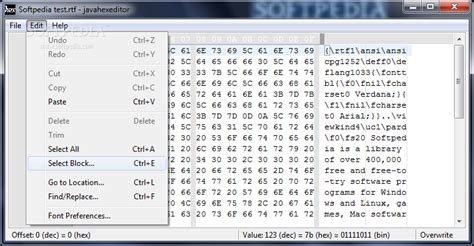 Java Hex Editor Download Free Windows 0 4 2 Softpedia