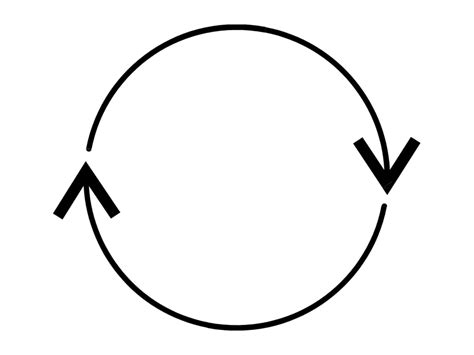 Cyclic Rotation Circle With Arrows Logo Template Png Vector In Svg Pdf