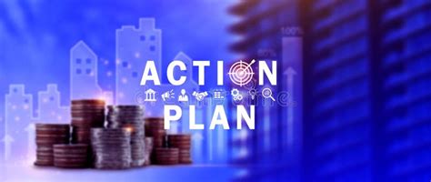Action Plan Concept Business And Marketing Objective Strategy Plan
