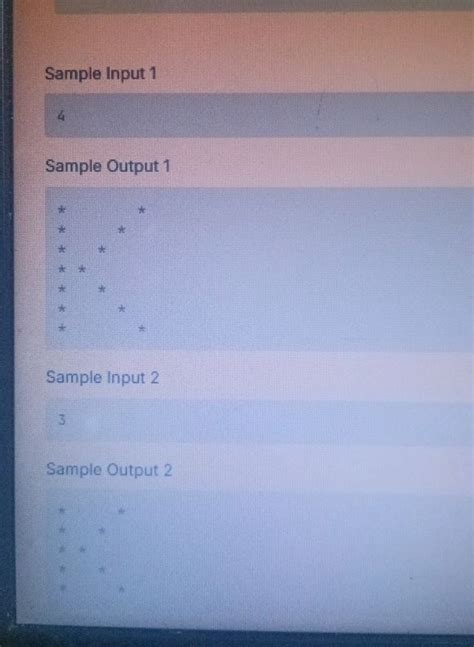 Sample Input 1 4 Sample Output 1 Sample Input StudyX
