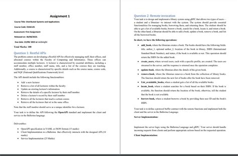 solved assignment 1 course title distributed systems and