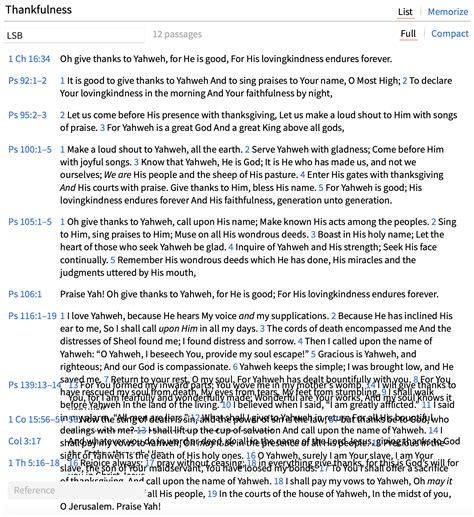 Passage List Bug Desktop Software Version 23 1 33 Logos Community