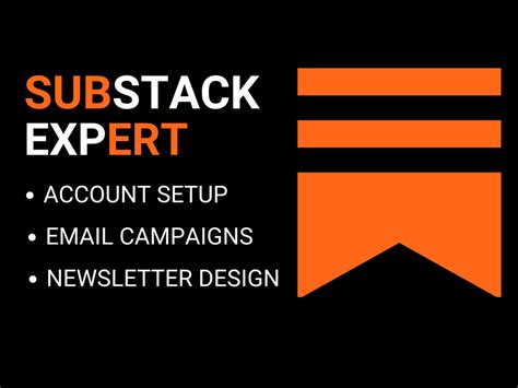 Substack Setup Substack Email Newsletter Design Substack Publication Upwork