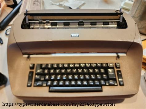 IBM Selectric I On The Typewriter Database