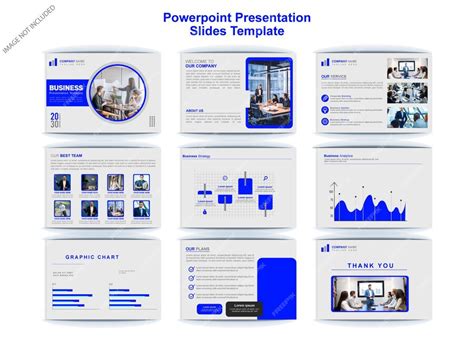 프로젝트 제안 Powerpoint 프레젠테이션 슬라이드 템플릿 프리미엄 벡터