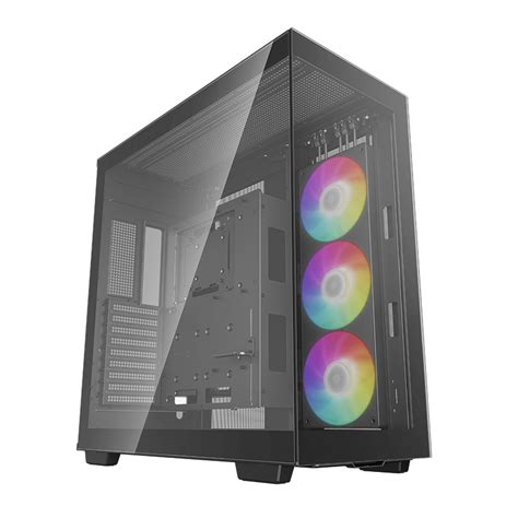 Deepcool Ch780 Panoramic Glass Dual Chamber Full Tower Atx Case Black