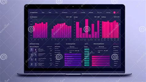 Dynamic Kpi Dashboard Showcasing Key Metrics With Vibrant Graphs And