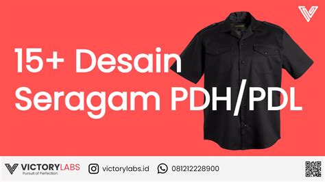 15 Desain Baju Seragam Pdh Dan Pdl Keren Gratis Template Cdr