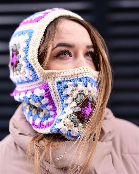Crochet Balaclava Вязание Вязанная шапка Вязаные шапки