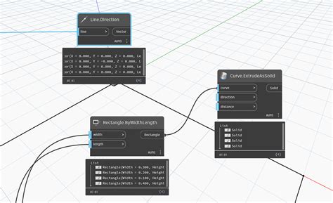 Curveextrudeassolid Baced On Vector Geometry Dynamo