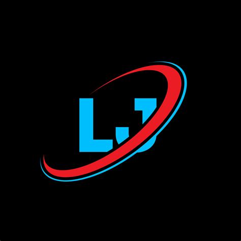 Dise O Del Logotipo De La Letra Lj Lj Letra Inicial Lj C Rculo Vinculado En May Sculas Logotipo
