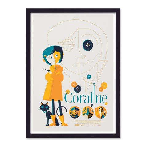 Coraline Reimagined Movie Poster Etsy