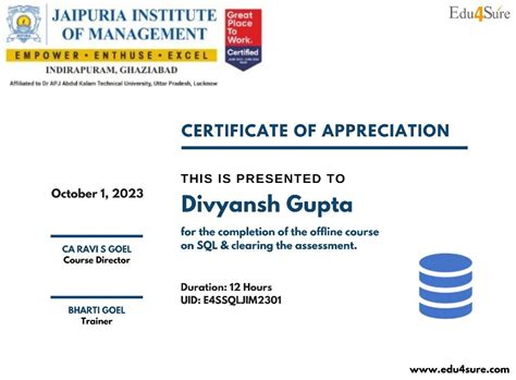 Divyansh Gupta On Linkedin Sql Achievementunlocked Professionaldevelopment