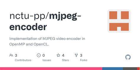 Mjpeg Encoder Opencl Kernel Jpeg Encoder Cl At Master Nctu Pp Mjpeg Encoder GitHub