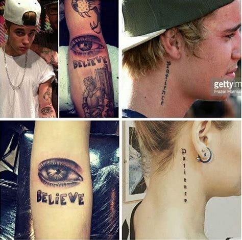 Justin Bieber Tattoo On His Back