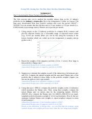 HW Docx Group M Jiaying Tao Yin Zhu Hao Che Hsu Qianchen Zheng Assignment Part I