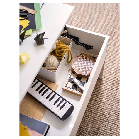 Östavall Mesa De Centro Elevable Blanco 90 Cm Ikea