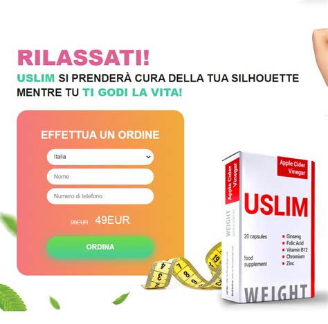 Uslim Capsula Recensioni Prezzo Lavori Ingredienti Acquistare