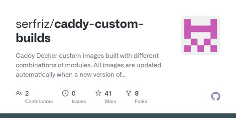 Github Serfrizcaddy Custom Builds Caddy Docker Custom Images Built With Different