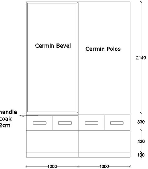 Autocad Wardrobe Drawer Detail Drawings In Dwg Format