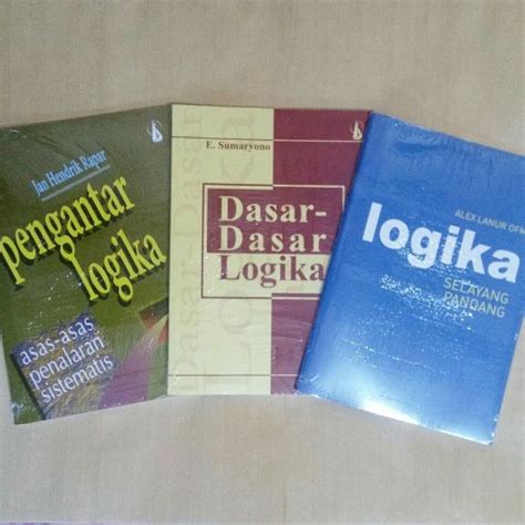 Jual Paket 3 Buku Pengantar Logika Dasar Dasar Logika Logika Selayang Kab Bantul