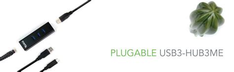 Plugable Usb Port Bus Powered Hub With Gigabit Ethernet Plugable Technologies