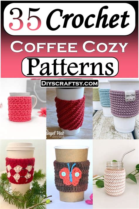 Free Crochet Pattern Coffee Cozy At Sherry Stamps Blog