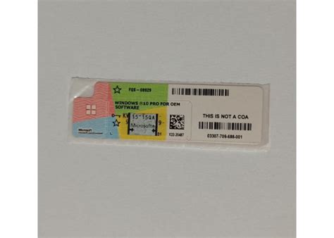 Buy Windows 10 Pro Sticker Key License Operating System For Company Home And Business In The