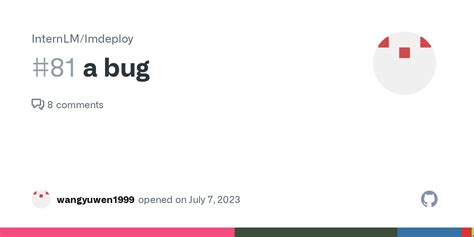 A Bug · Issue 81 · Internlmlmdeploy · Github