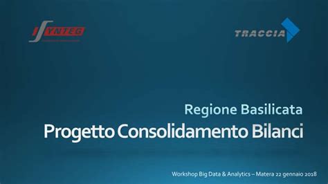 Workshop Big Data And Analytics Matera 22 01 2018 Ppt
