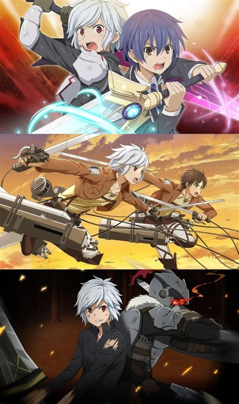Bell Cranel Collaborates With His Fellow Main Anime Protagonists Shido