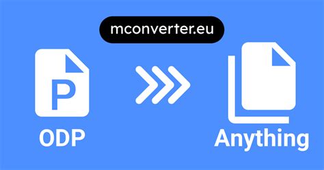 ODP Converter Online Free MConverter
