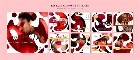 Premium PSD Red Template Design