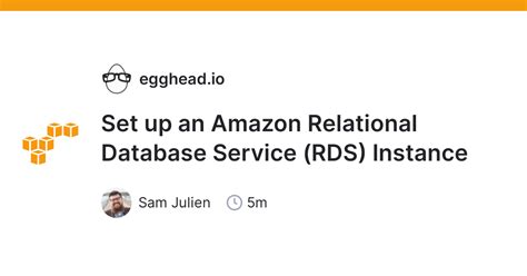 set up an amazon relational database service rds instance