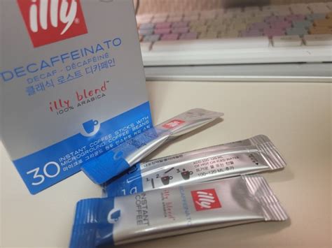 일리 디카페인 스틱 깔끔하고 부드러운 맛이네요 네이버 블로그