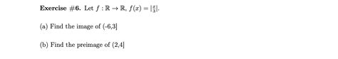 solved exercise 6 let f r→r f x ∣∣3x∣∣ a find the