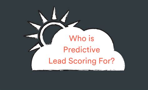 Who Is Predictive Lead Scoring For Displayr