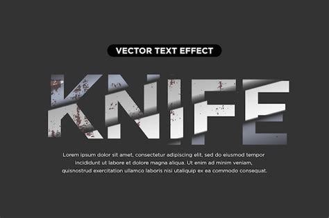 Premium Vector Broken Text Effect