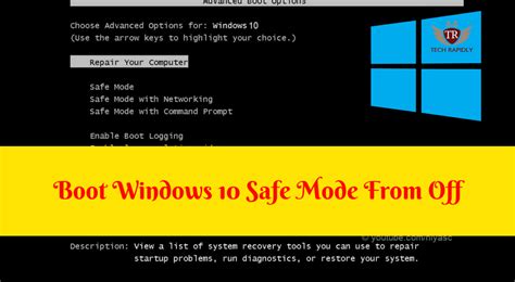 Boot Windows Safe Mode From Off Get Windows Off Safe Mode