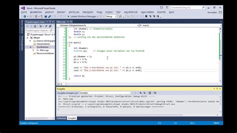 C User Defined Data Types With Struct YouTube