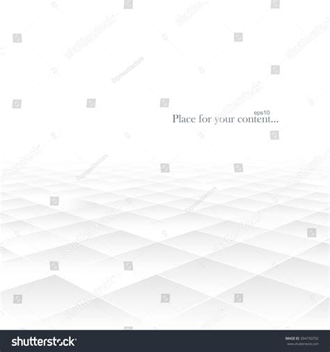 Abstract Background Perspective White Geometric Shapes Stock Vector