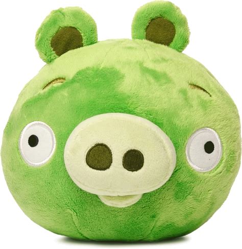 Mighty Mojo Angry Birds Cerdo Verde Muñeca De Peluche Coleccionable De 7