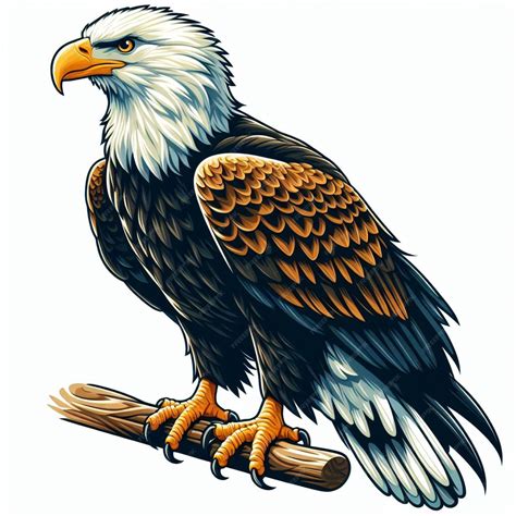 Premium Vector Cute Eagles Vector Cartoon Illustration