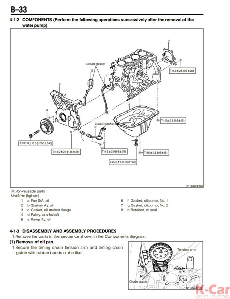 K Car Club Daihatsu JB DET JB JL Engine Repair Manual