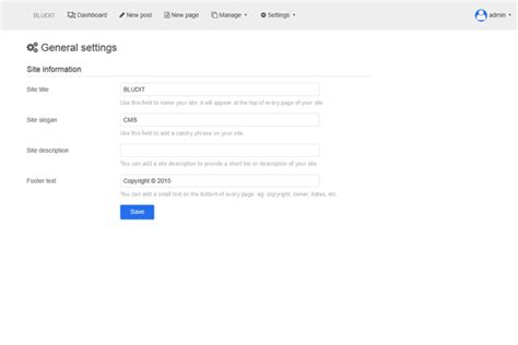 bludit in cognosys with azure and aws on cloud
