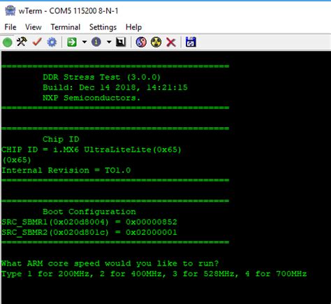 Ddr Stress Test Tool On The Imx6ulevk Via Jtag Again Nxp Community