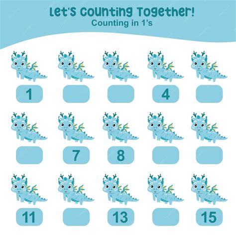 Premium Vector Mathematic Counting Worksheet Math Activity Count And Write The Missing