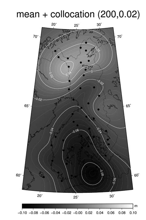 The Surface Fitted To The Geoid Height Differences By Least Squares Download Scientific Diagram