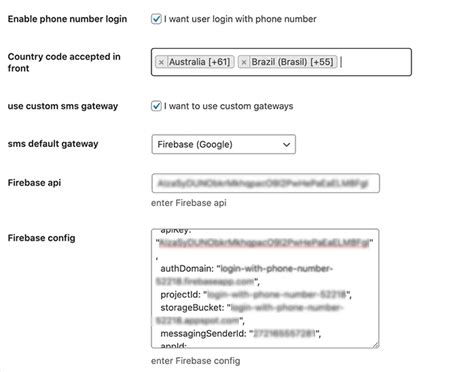 Send 10 000 Free OTP SMS With Firebase In Login With Phone Number WordPress Plugin Idehweb